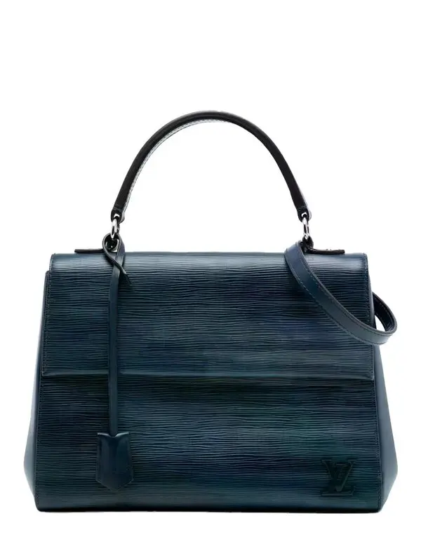 LOUIS VUITTON 2015 Epi Cluny Bb Satchel - Blue