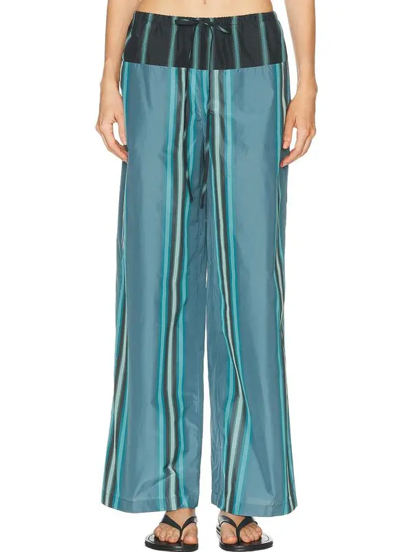 Staud Mateo Pant - Marina Stripe Multi