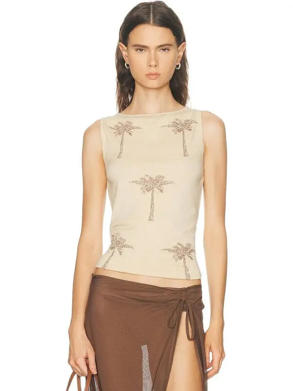 Staud Arden Top - Natural