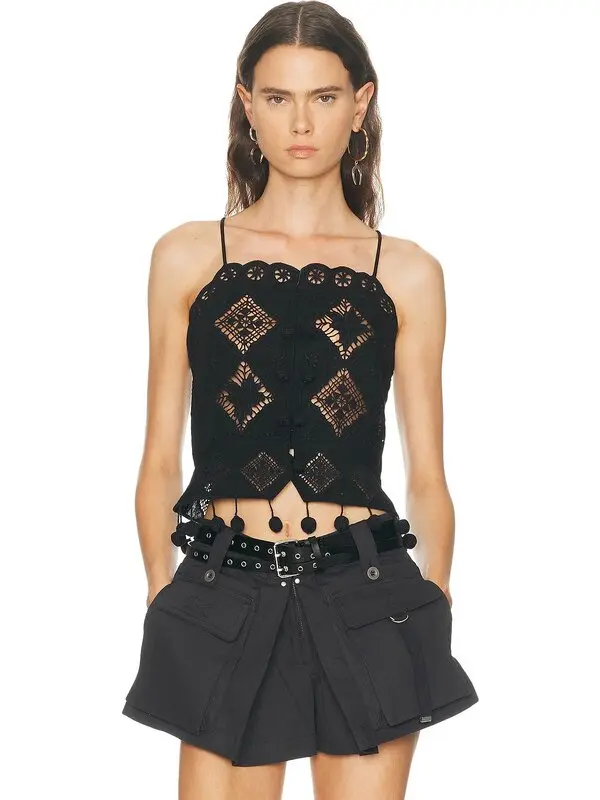 Isabel Marant Nelssy Top - Black