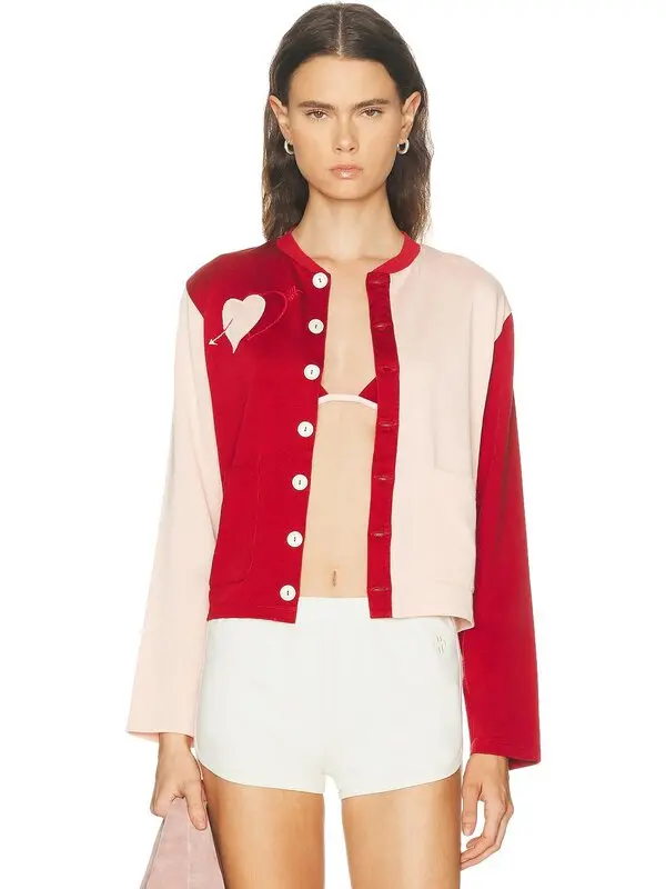 BODE Wonderland Cardigan - Red & Pink