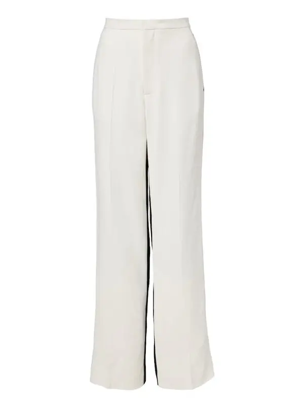 Phoebe Philo High-rise Straight Pants - Black