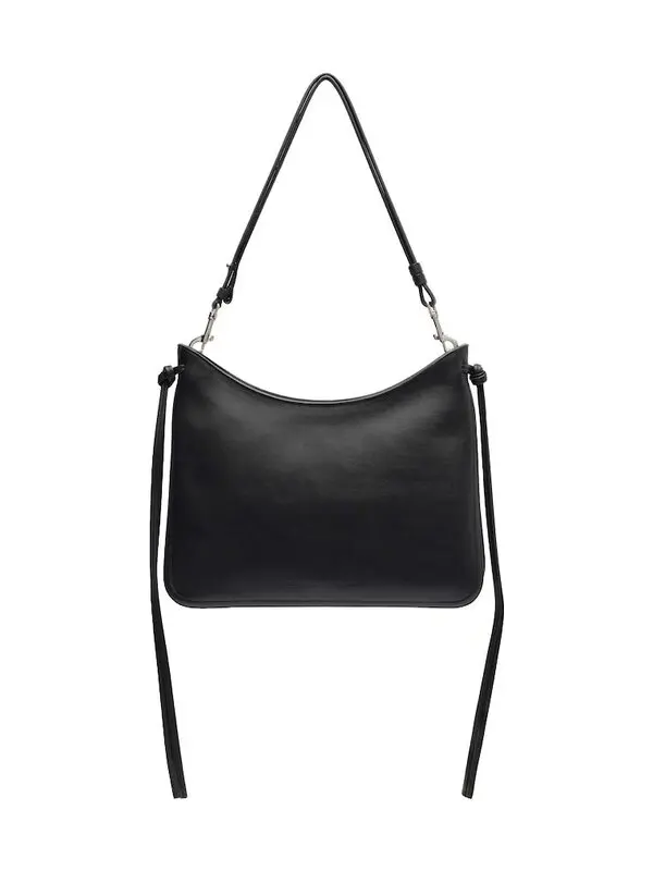 Phoebe Philo Gig Leather Shoulder Bag - Black