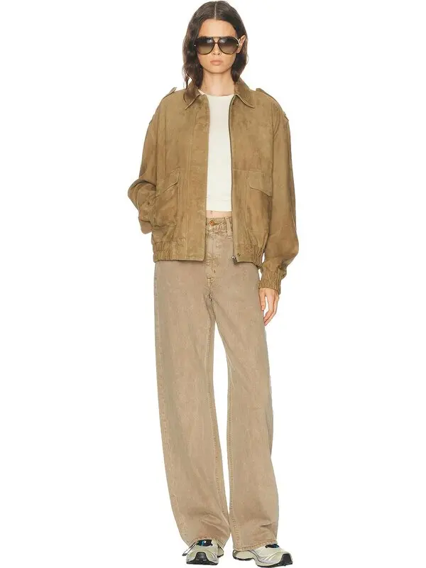 ARMA Halti Lamb Suede Jacket - Olive