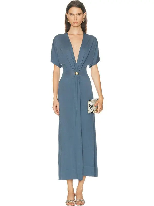 Altuzarra Rena Dress - Ash Blue