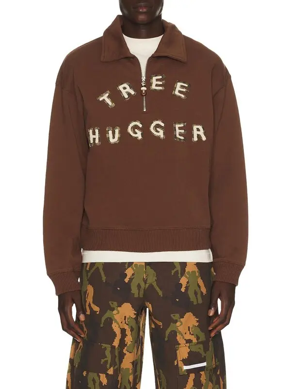 STORY MFG. Geo Pullover - Brown Tree Hugger