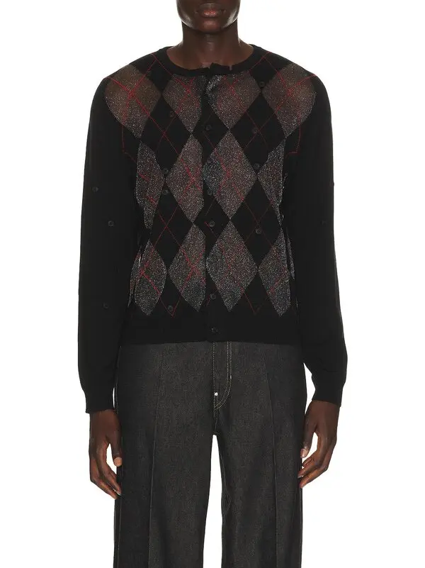 SPENCER BADU Knit Cardigan - Black