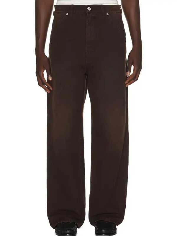 Marni Faded Trousers - Cacao