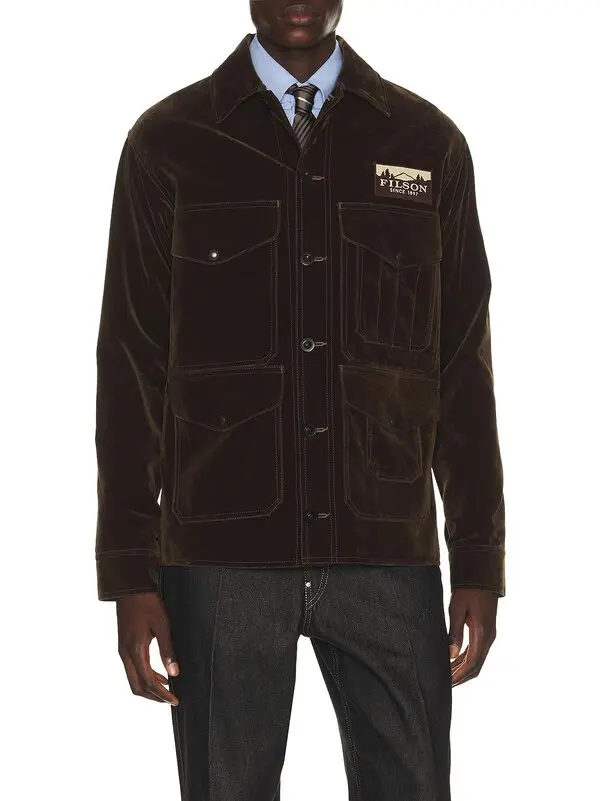Junya Watanabe X Filson Locky Denim Outershirt - Dark Brown