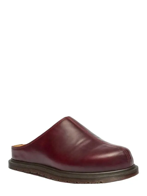 Dr. Martens San Orleans Leather Mules - Red
