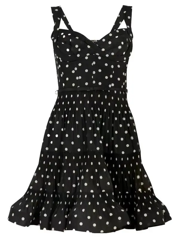 Zimmermann Pleated Draped Mini Dress - Black