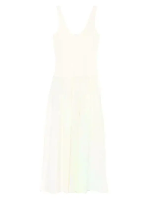 SESSUN Solao Scoop-neck Midi Dress - Neutrals