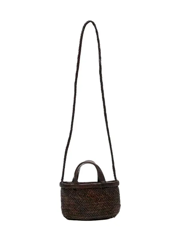 Manebí Micro Braided-strap Tote Bag - Brown