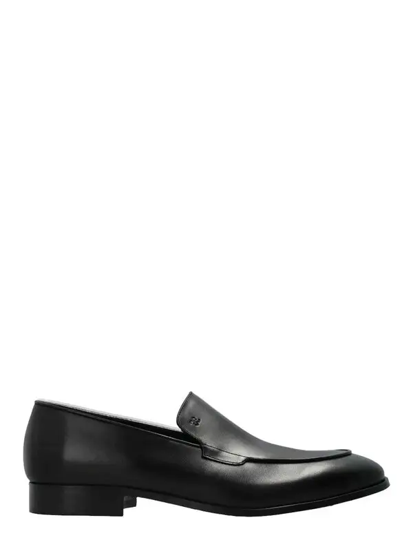 FABI Leather Loafers - Black