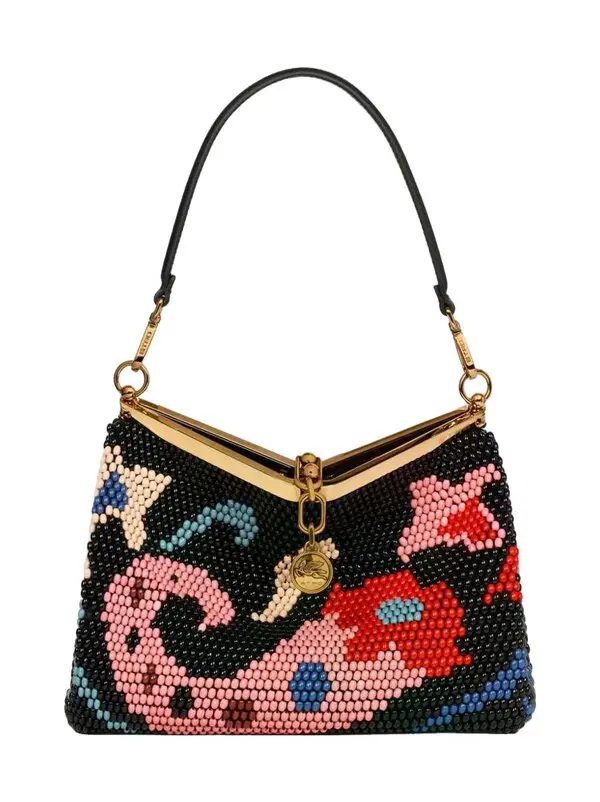 Etro Medium Vela Shoulder Bag - Black