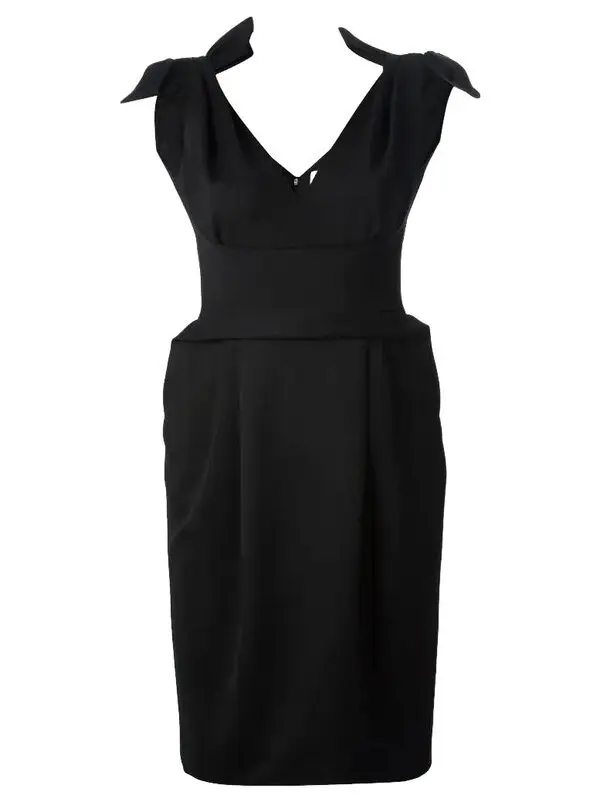 Dsquared2 Bow-embellished Mini Dress - Black