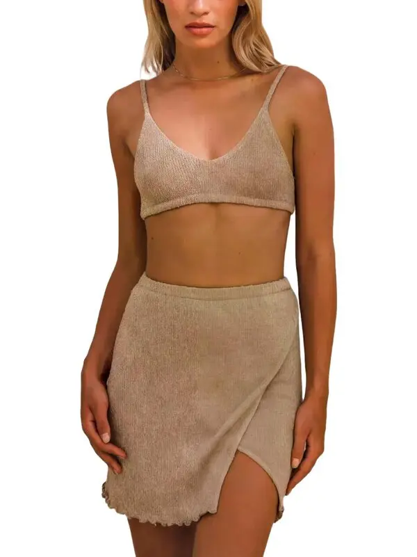 HONEST Madu Crop Top - Neutrals