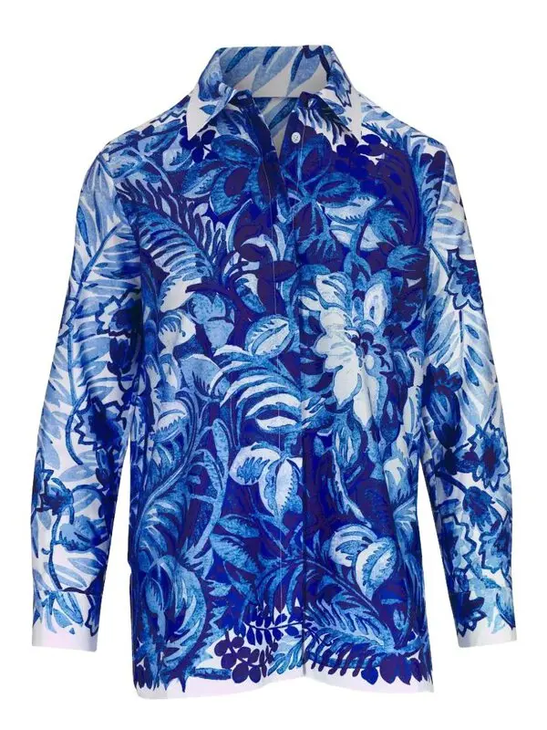 Rani Arabella Corsica Floral Shirt - Blue