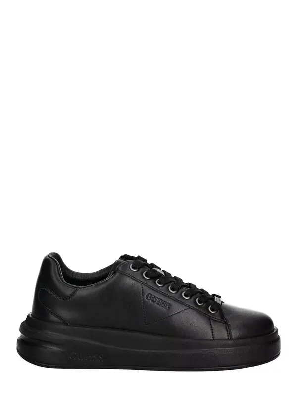 Guess Logo-embossed Sneakers - Black