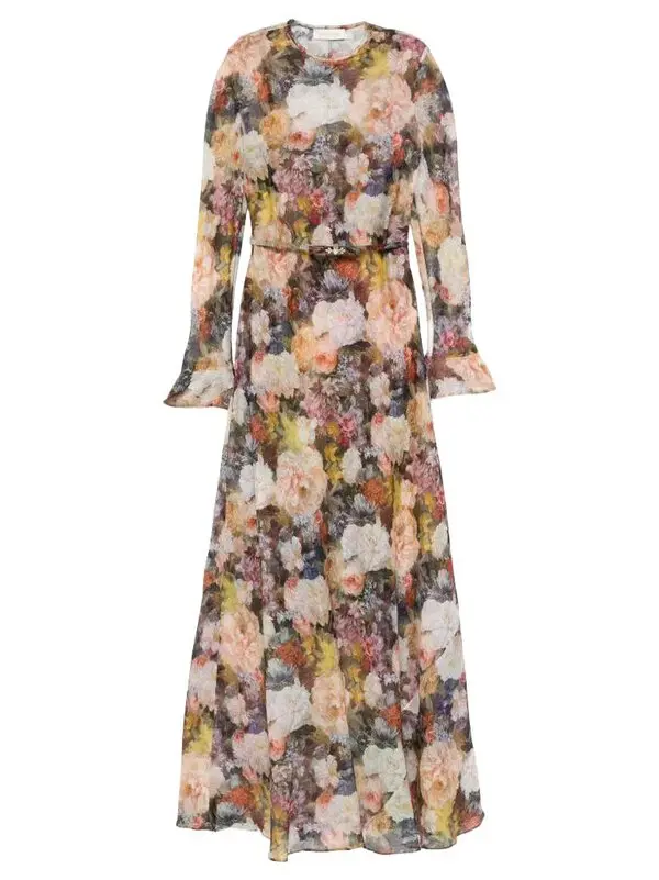 Zimmermann Alchemy Sheath Maxi Dress - Brown
