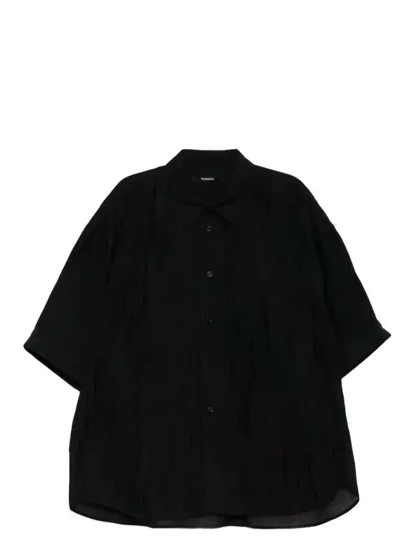 SONGZIO Textured Shirt - Black