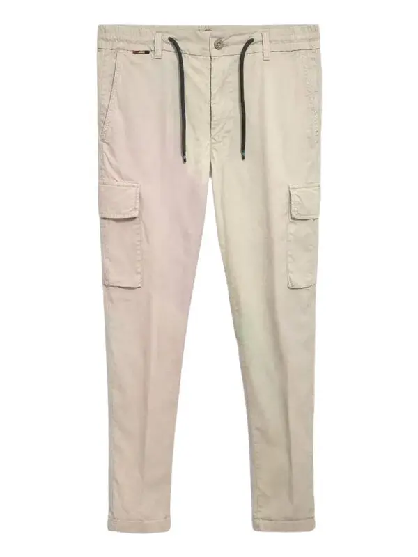 MASON'S Cargo-pocket Drawstring Trousers - Neutrals