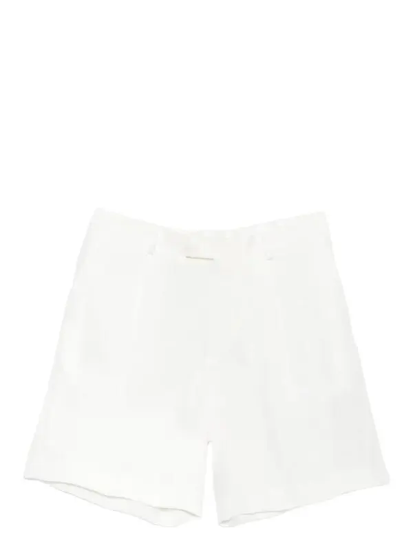 LARDINI Pleated Shorts - White
