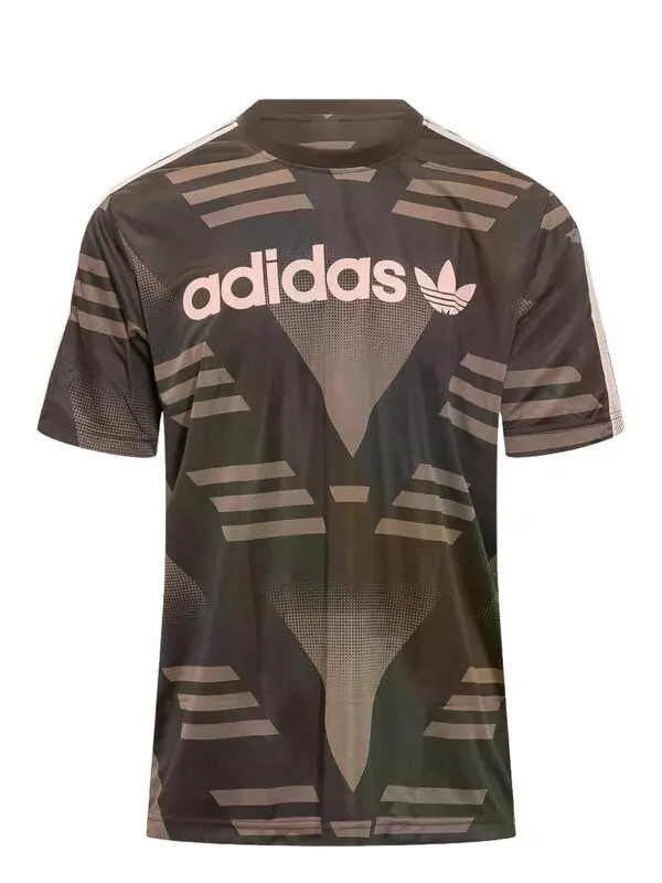 Adidas Logo-print T-shirt - Brown