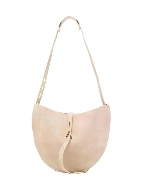 MINOBOSSI Liz Suede Shoulder Bag - Neutrals