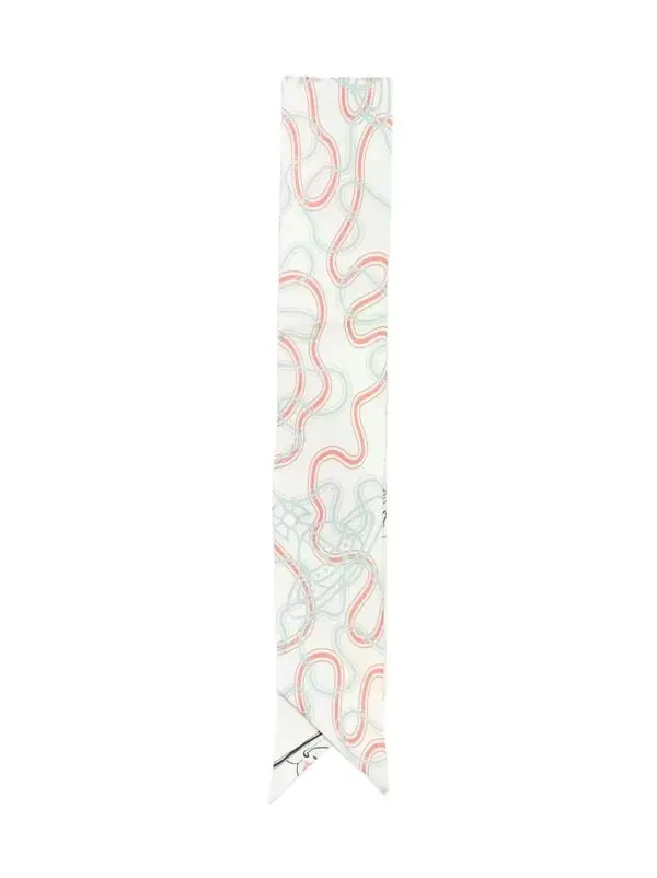 VIVIENNE WESTWOOD Graphic Scarf - Neutrals