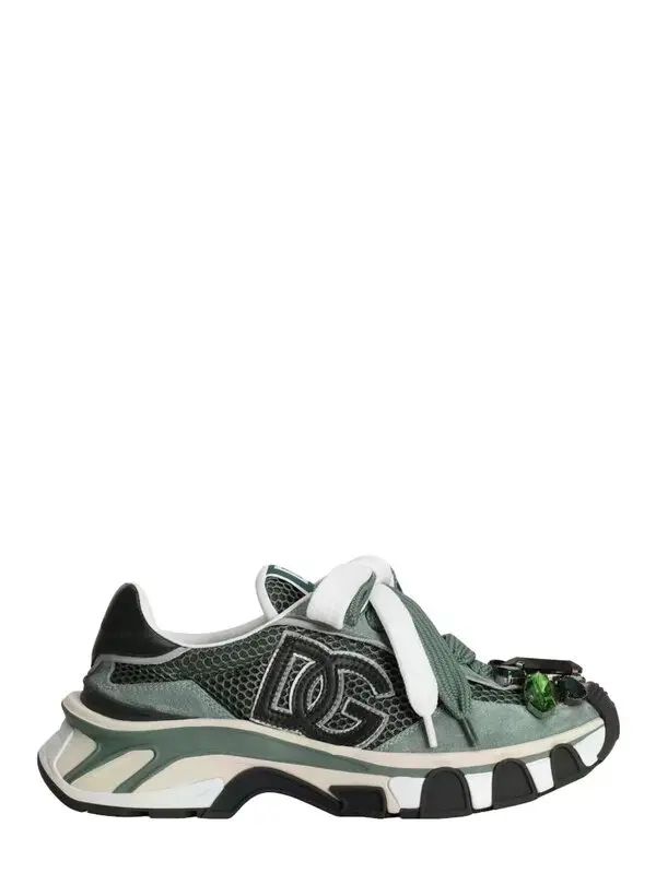 Dolce & Gabbana Dg Country Road Textile Sneakers - Green
