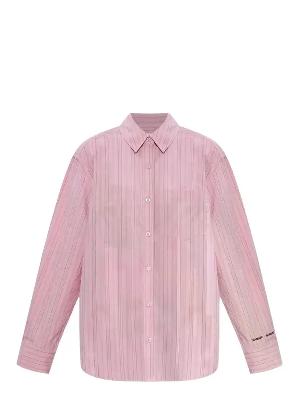 SAMSOE SAMSOE Salova Striped Shirt - Pink