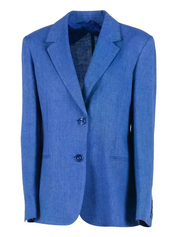 Max Mara Bello Single-breasted Blazer - Blue