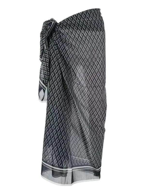 TOM FORD Diamond Print Skirt - Black