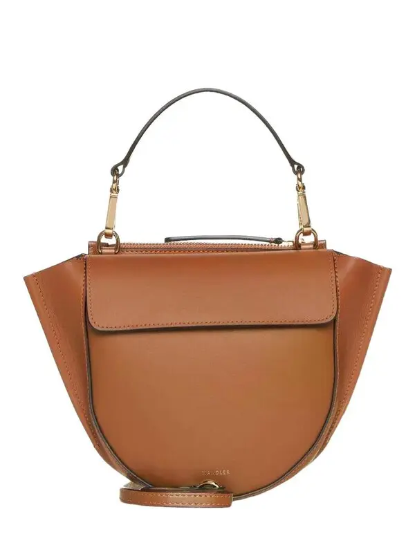 WANDLER Flap Shoulder Bag - Brown