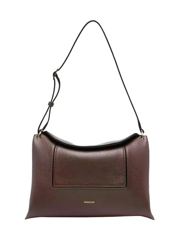 WANDLER Logo Shoulder Bag - Brown