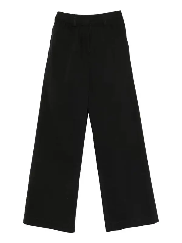Aspesi Elasticated-waist Trousers - Black