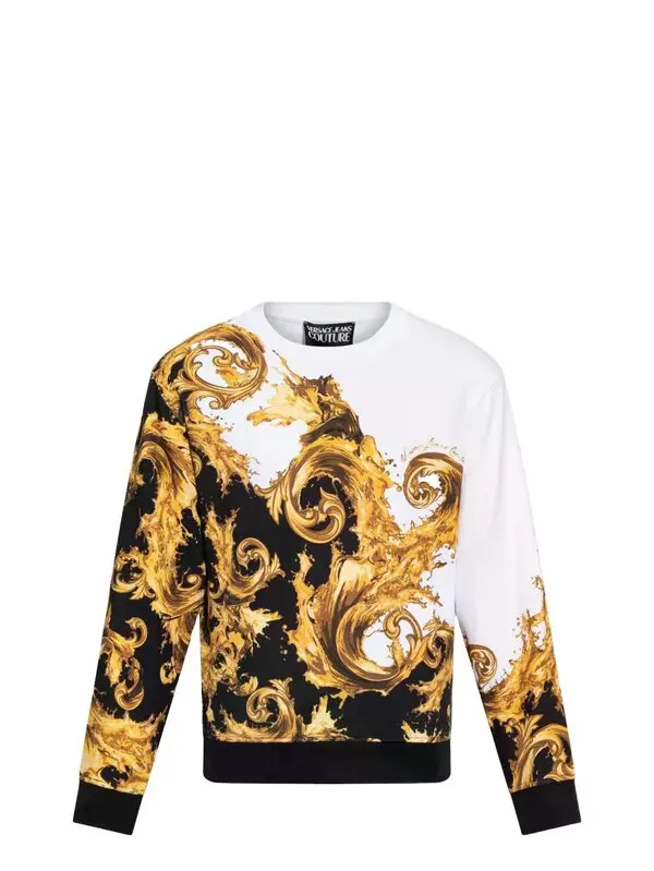 Versace Graphic-print Sweatshirt - White