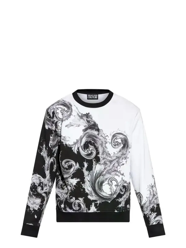 Versace Graphic-print Sweatshirt - White