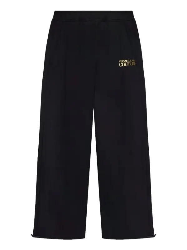 Versace Logo Trousers - Black