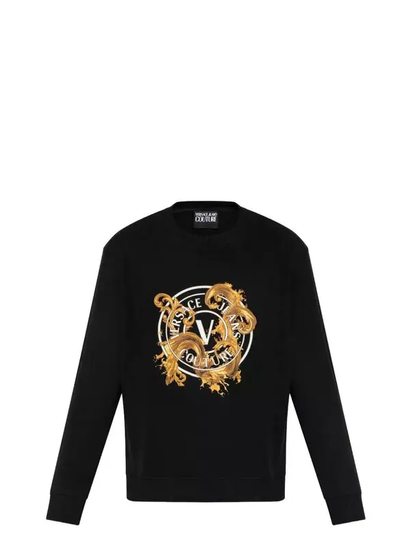 Versace Graphic-print Sweatshirt - Black