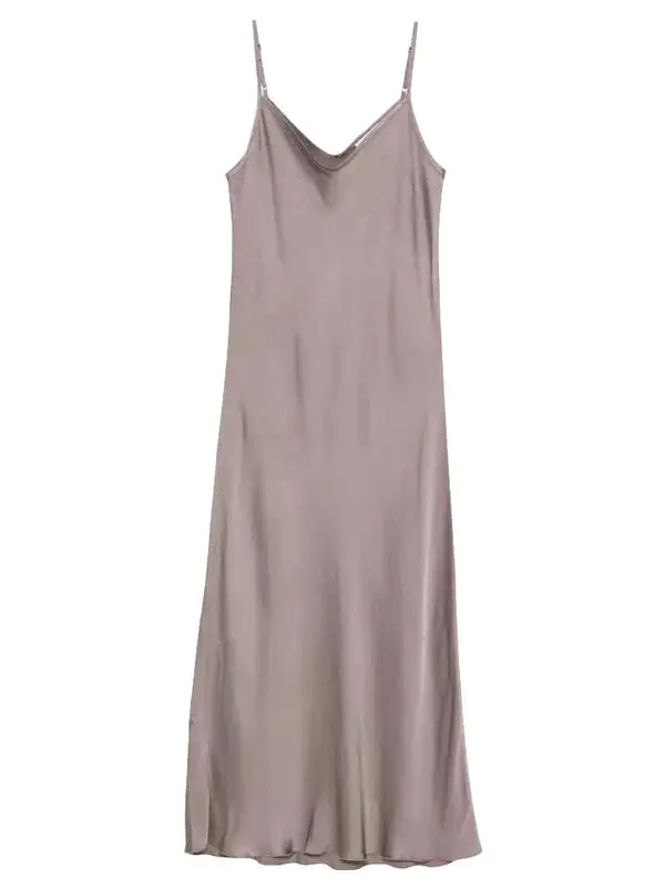DANIELE FIESOLI V-neck Midi Dress - Purple