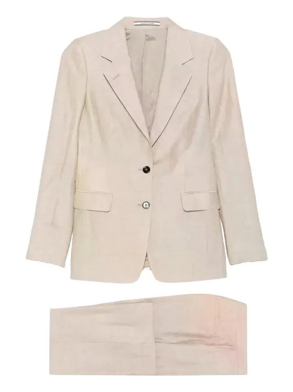 Tagliatore Parigi Notched-lapel Suit - Neutrals