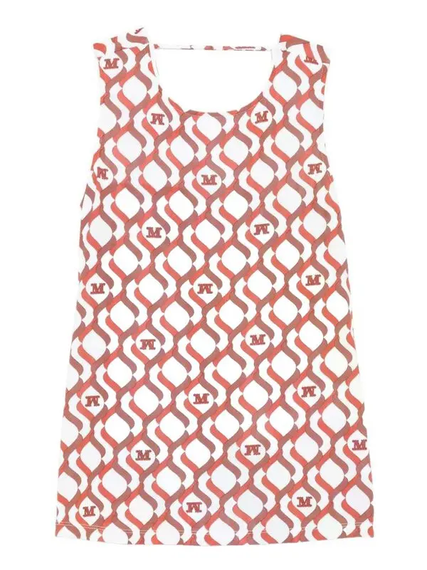 Max Mara Patterned Top - White