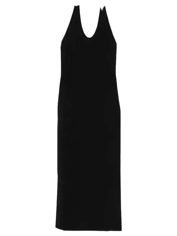 TOTEME Halterneck Midi Dress - Black
