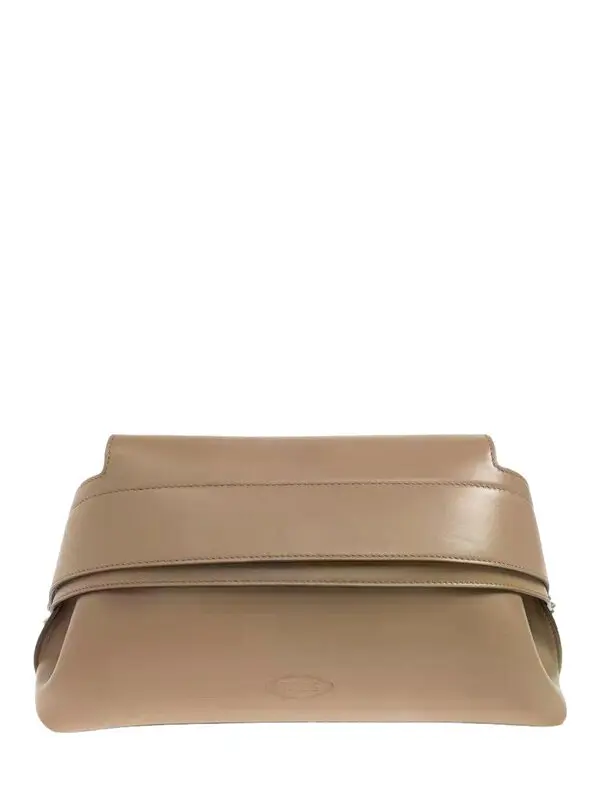 TOD'S Wave Clutch - Neutrals