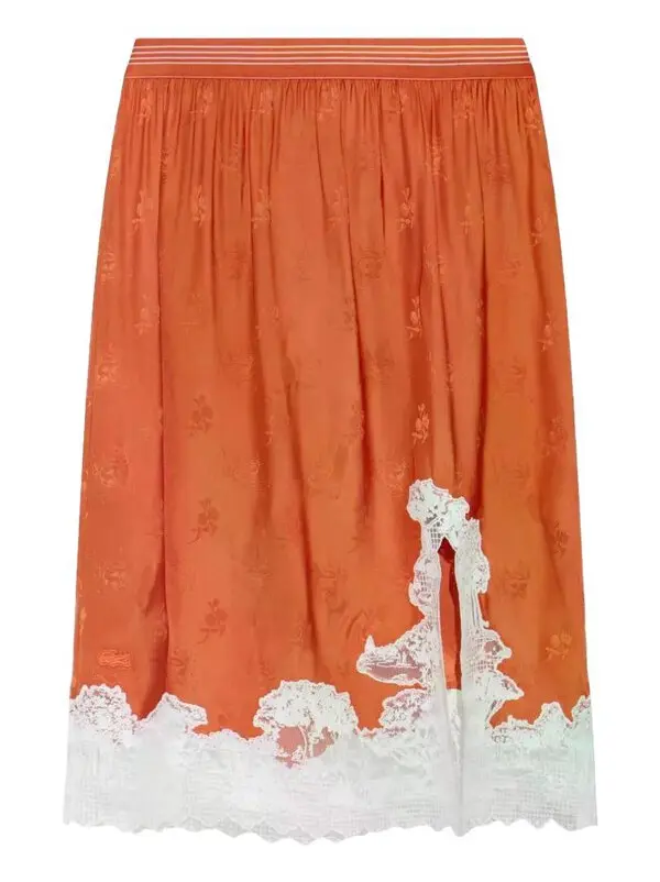 Lacoste Runway Landscape Skirt - Orange