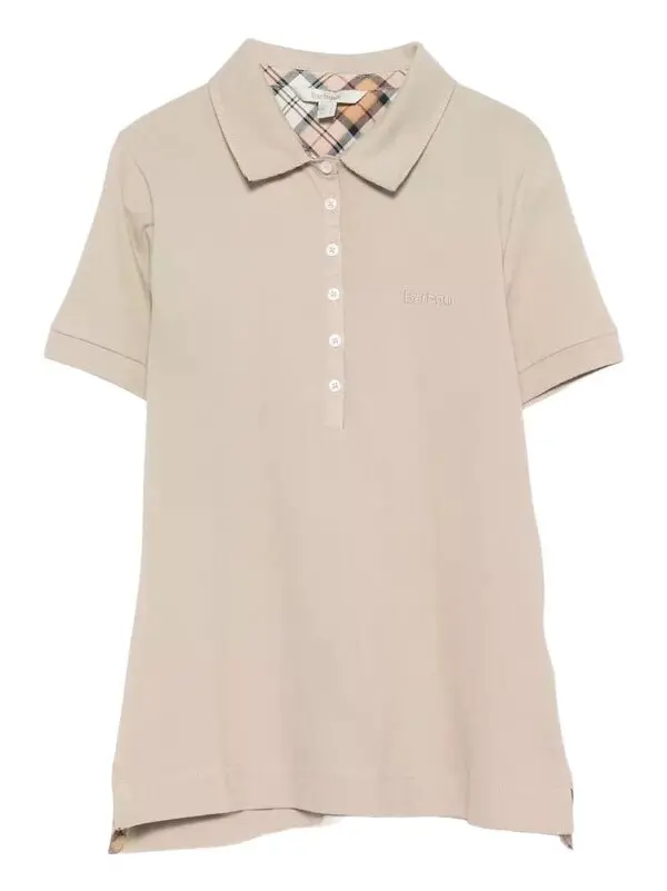 Barbour Buttoned Polo Shirt - Neutrals