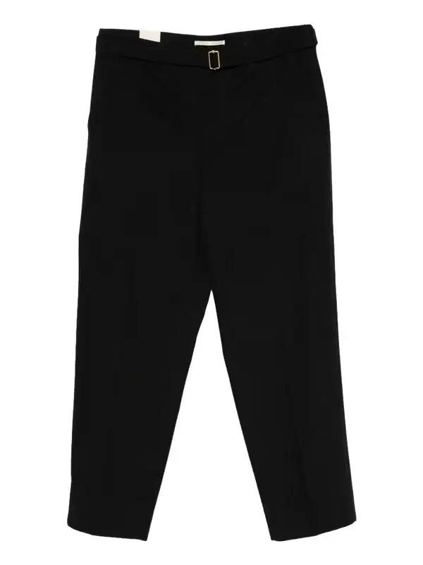 BRIGLIA 1949 Rivolis Belted Trousers - Black