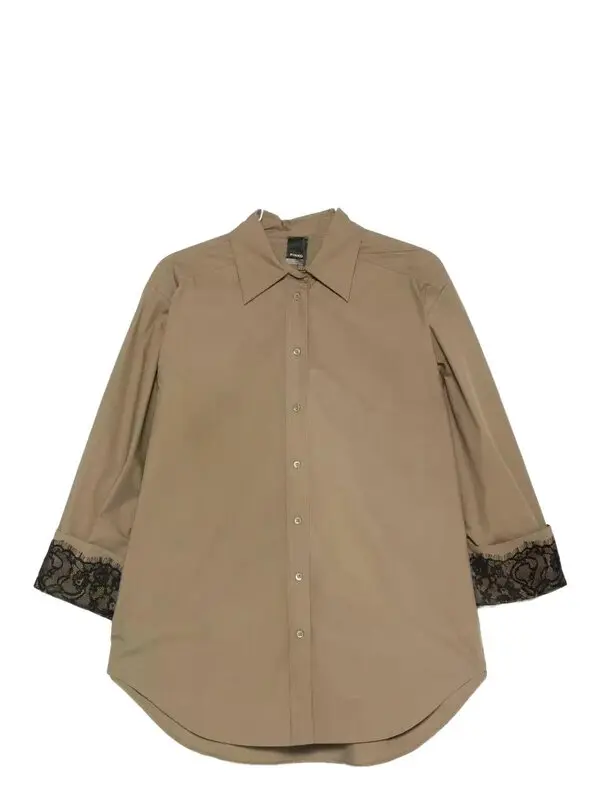 Pinko Lace-trimmed Shirt - Brown